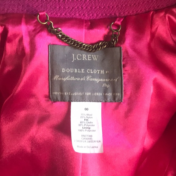 J. Crew | Jackets & Coats | J Crew Pink Coat 0 Nwot | Poshmark